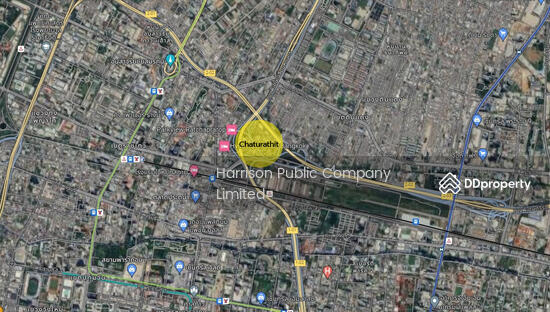 Land for sale with buildings, Chaturathit Road, near Soi Rang Nam ...