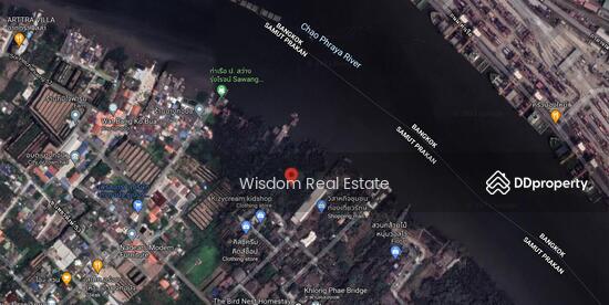 Bang Krachao land Next to the Chao Phraya River Almost 7 rai, Samut Prakan, Bang Kobua, Phra Pra ...