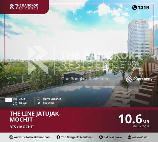 The Line Jatujak-Mochit, Bangkok, Phaholyothin Road, Jom Phon, Chatuchak, Bangkok, 2 Bedrooms ...