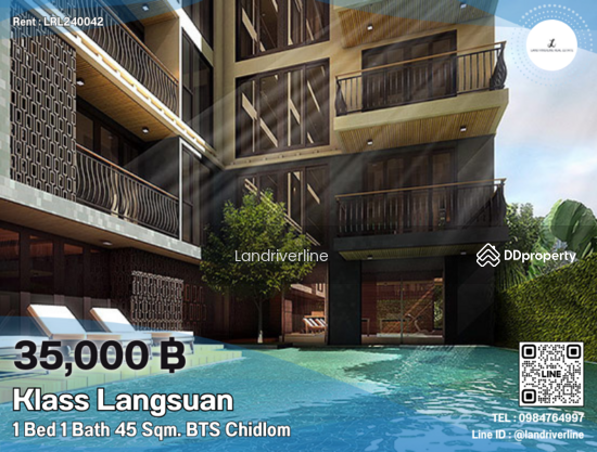 Klass Langsuan, Bangkok, 31-1 Soi Langsuan, Langsuan Road, Lumphini, Pathum Wan, Bangkok, 1 ...