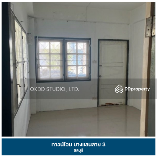 ทาวน์โฮมบางแสนสาย 3, ชลบุรี, Chon Buri, Saen Suk, Muang Chon Buri, Chon Buri, 3 Bedrooms, 92 sqm ...