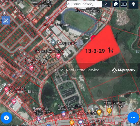 ที่ดิน บางแสน : Land Bangsaen, Chon Buri, Saen Suk, Muang Chon Buri ...