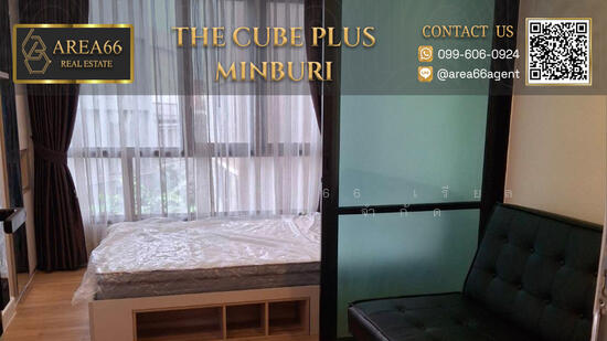 The Cube Plus Minburi, Bangkok, Sihaburanukit Road, Min Buri, Min Buri, Bangkok, 1 Bedroom, 24 ...