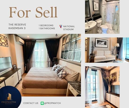 The Reserve Kasemsan 3, Bangkok, 8 Kasemsan Road, Wang Mai, Pathum Wan, Bangkok, 1 Bedroom, 45 ...