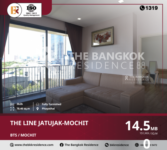 The Line Jatujak-Mochit, กรุงเทพ, ถนนพหลโยธิน, จอมพล, จตุจักร, กรุงเทพ, 78 ตร.ม., คอนโด ขาย, โดย ...