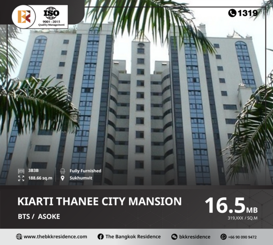 Kiarti Thanee City Mansion, Bangkok, Soi Sukhumvit 31, Khlongtoei Nua, Watthana, Bangkok, 3 ...