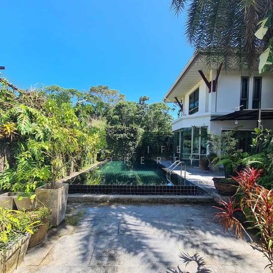 10R0440 Pool villa for rent 4 bedroom 4 bathroom 90,000/month at Muang have fully furnished ...