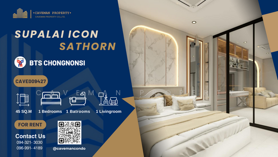 Supalai Icon Sathorn, Bangkok, Sathorn Tai Road, Thung Maha Mek, Sathon ...