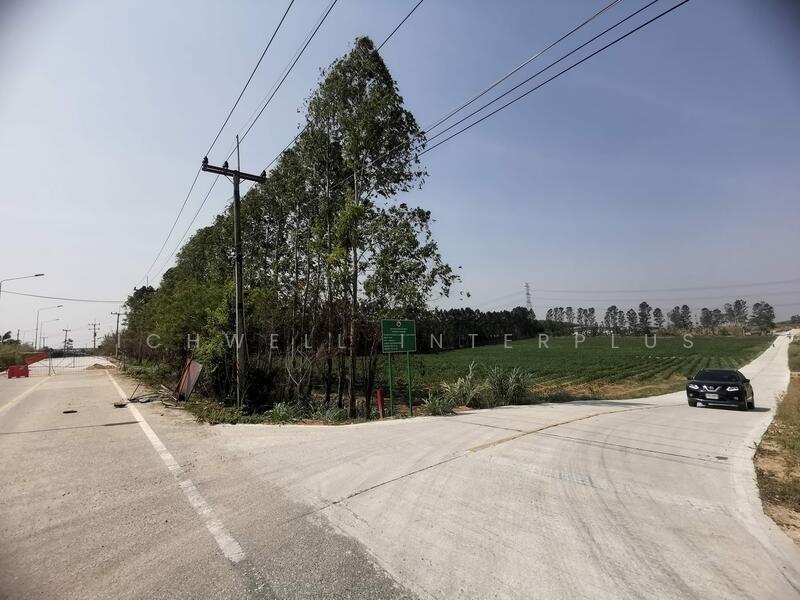 Land for sale, Khao Khan Song, purple pattern, area 21 rai, road access on 2 sides,, Chon Buri ...