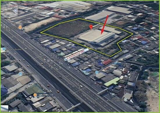 Factory for sale with warehouse, Bangna-Trad Road, Km.20, inbound (area 19-1- 40 rai), Samut ...