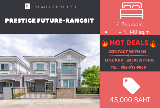 Prestige Future-Rangsit, Pathum Thani, Rangsit-Nakhon Nayok Road 13 ...