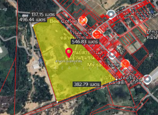 ที่ดิน ต.คลองกิ่ว อ.บ้านบึง, Chon Buri, Khlong Kiu, Ban Bung, Chon Buri ...