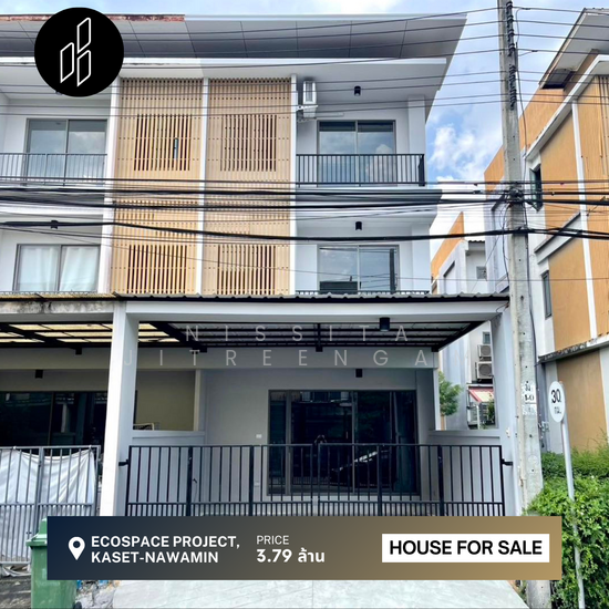 Eco Space Kaset-Nawamin, Bangkok, Kaset-Nawamin Road, Khlong Kum, Bueng Kum, Bangkok, 3 Bedrooms ...