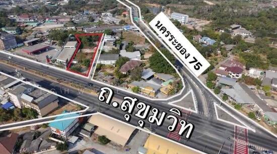 Land for sale in Rayong's Cheongnen Hill, good location, area 2 rai ...