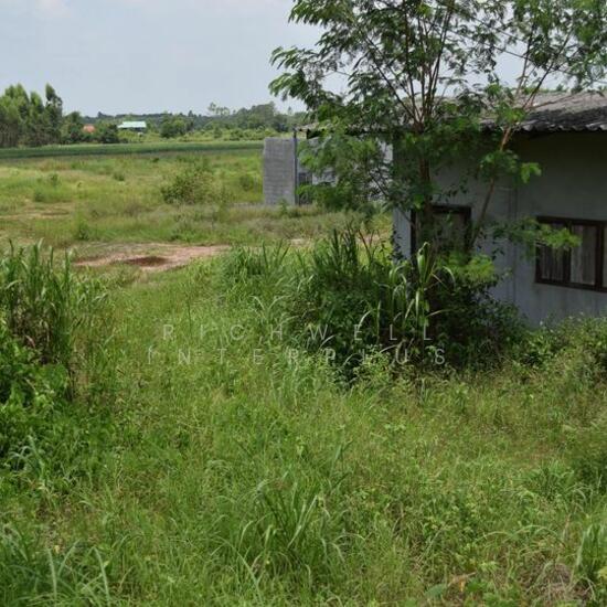 Land for sale in Lat Takhian, next to asphalt road, 61 rai, next to ...