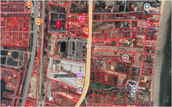 Siam Venezia Project with surrounding lands, Phetchaburi, 1899 ถนน เพชร ...