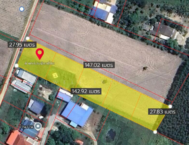 Land for sale in Khlong Kiew, 2 rai, filled in, Soi Thesaban 9, Chon Buri, Khlong Kiu, Ban Bung ...